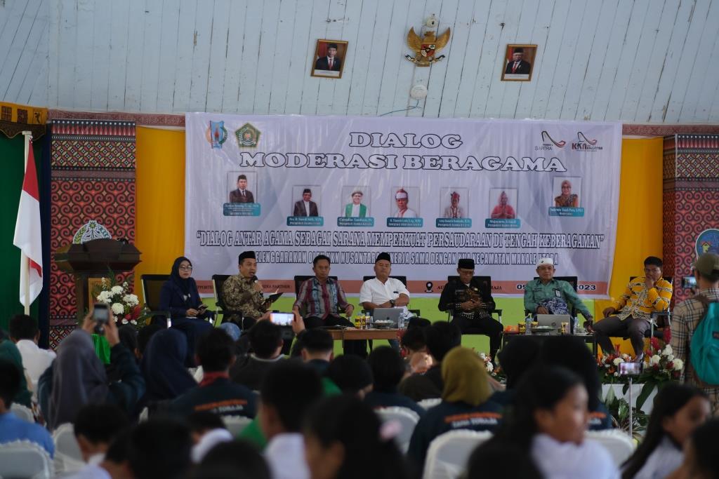 Tepat Dimonitoring, Mahasiswa KKN Nusantara Gelar Dialog Moderasi Beragama | IAIN PAREPARE